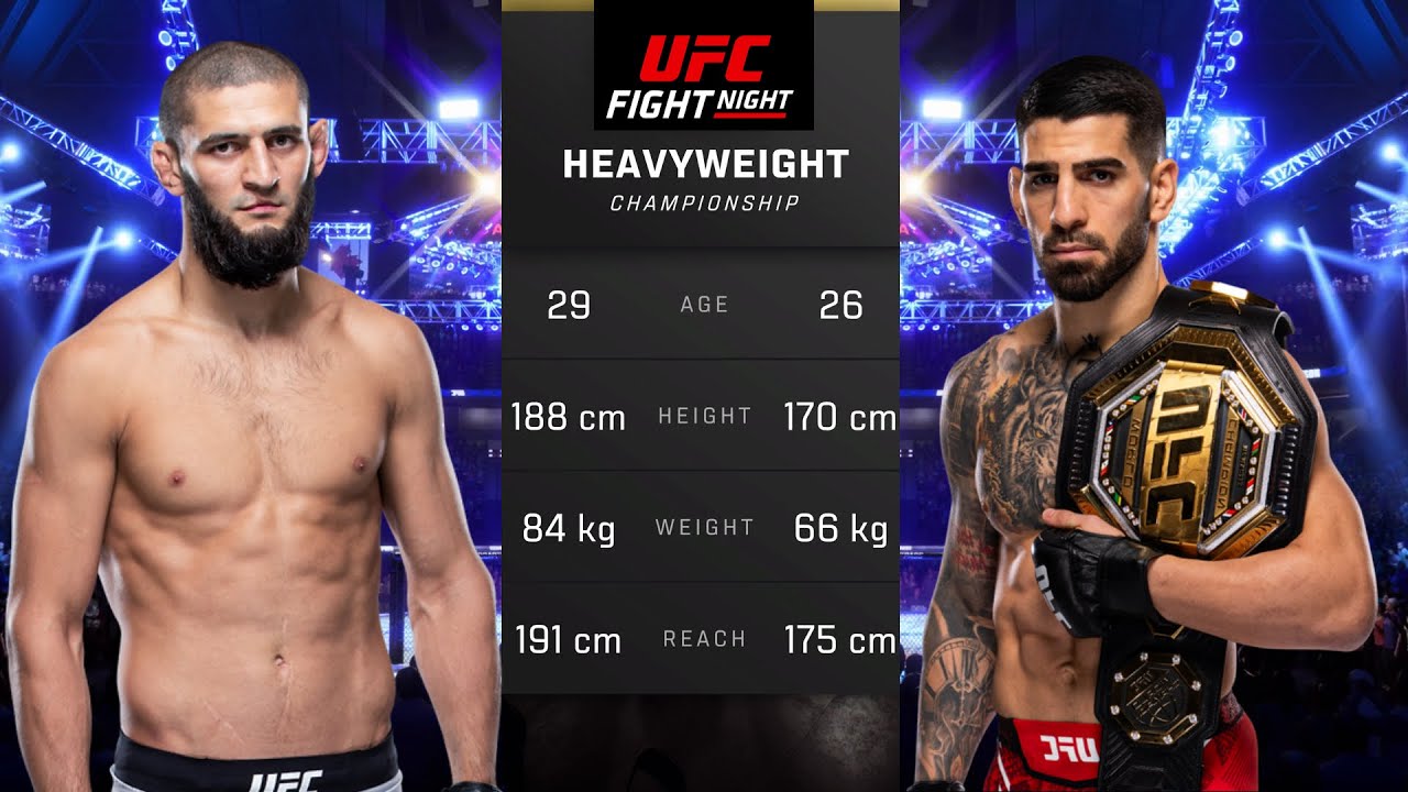 Khamzat Chimaev vs Ilia Topuria Full Fight - UFC 5 Fight Night - YouTube