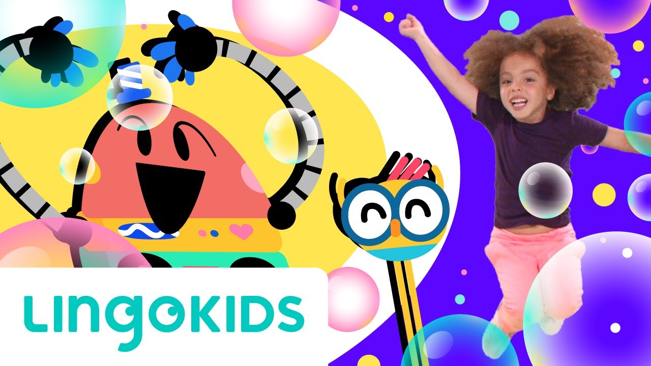 LINGOKIDS BUBBLES DANCE 🧼🙌🎵 | Dance Song for kids | Lingokids - YouTube