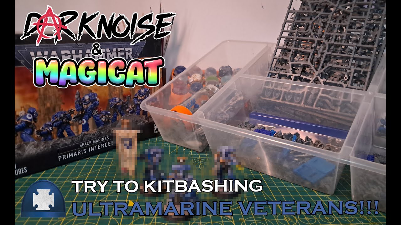 Warhammer 40k - Kitbash Ultramarine Veterans - YouTube