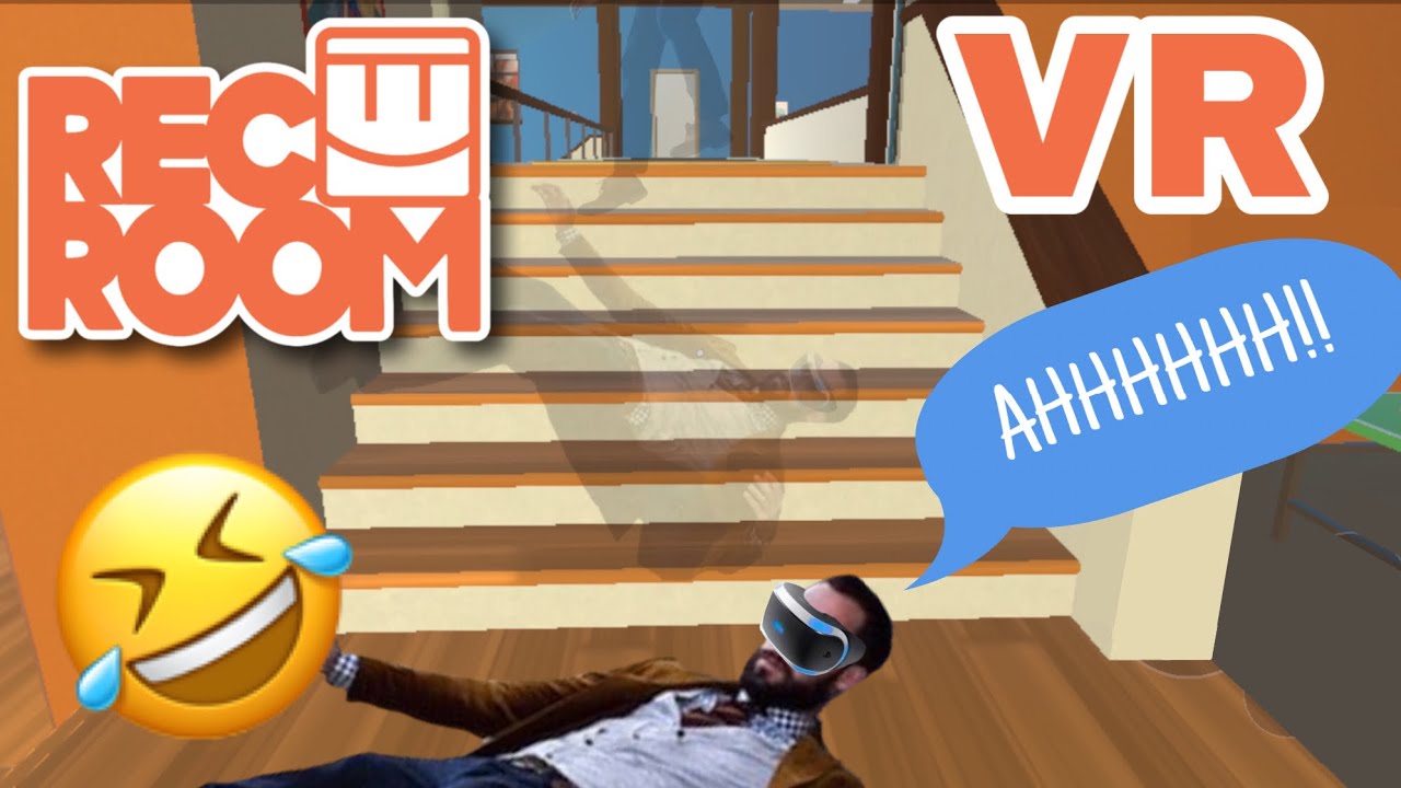 Player Falls Down The Stairs In VR!!! No Injuries But Funny!!! - YouTube