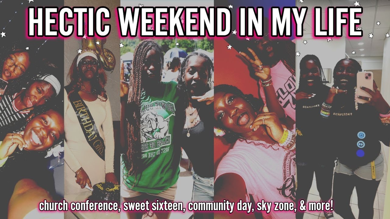 HECTIC WEEKEND IN MY LIFE | 7 events..1 weekend..tons of fun - YouTube