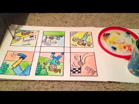 Comic Strip Story Creation - YouTube