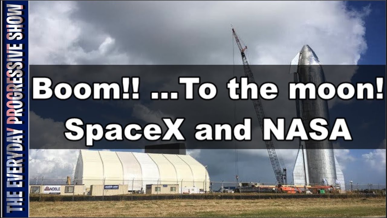 Boom! ... To The Moon! SpaceX and NASA - YouTube