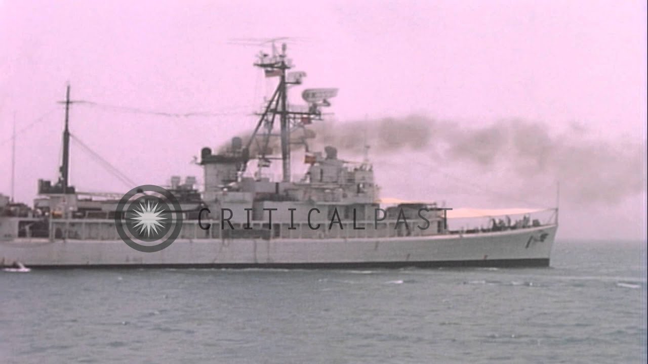 USS Valcour (AGF-1) underway in the Red Sea. HD Stock Footage - YouTube