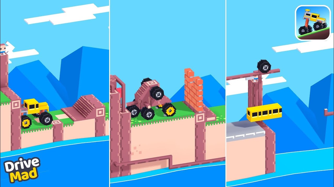 DRIVE MAD KIT 2 GAME IN FANCADE ANDROID/IOS GAMEPLAY || GAMING CUBE ...