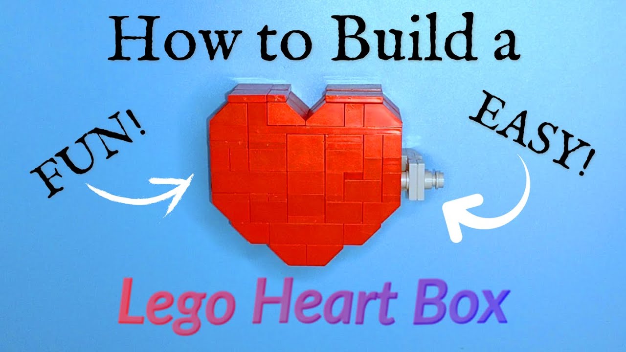 ️Build a Timeless Symbol of Love: Step-by-Step LEGO Heart Box Tutorial ...