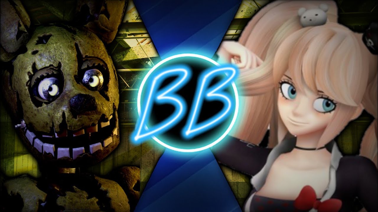 Springtrap vs Junko Enoshima(Fnaf vs Danganronpa)|Blood Brawl - YouTube