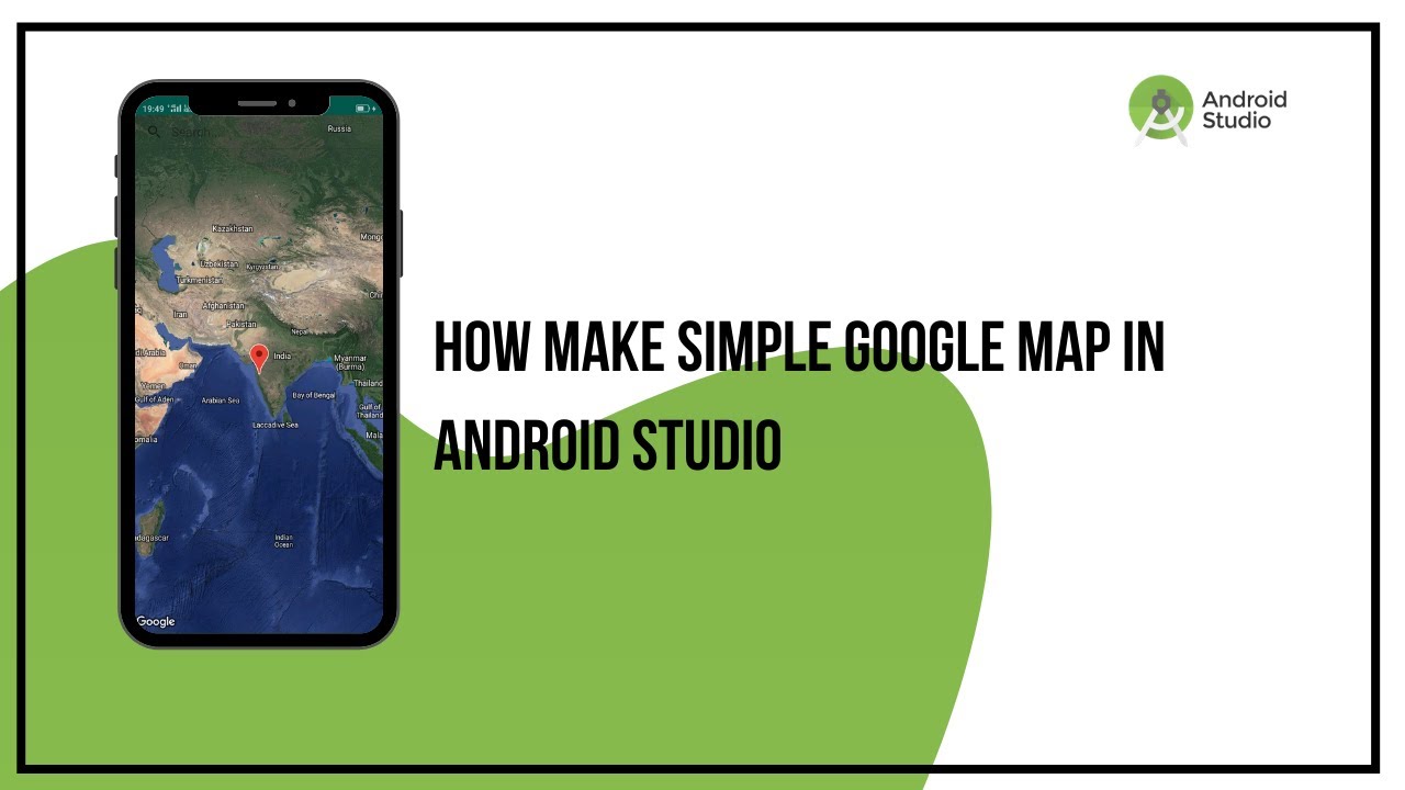 how make simple google map in android - YouTube