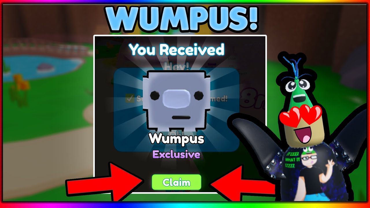 🚨NEW RARE PET🚨*Only 30 EXIST*😱NEW UPDATE😱*Rare Code Wumpus!*(BubbleGum ...