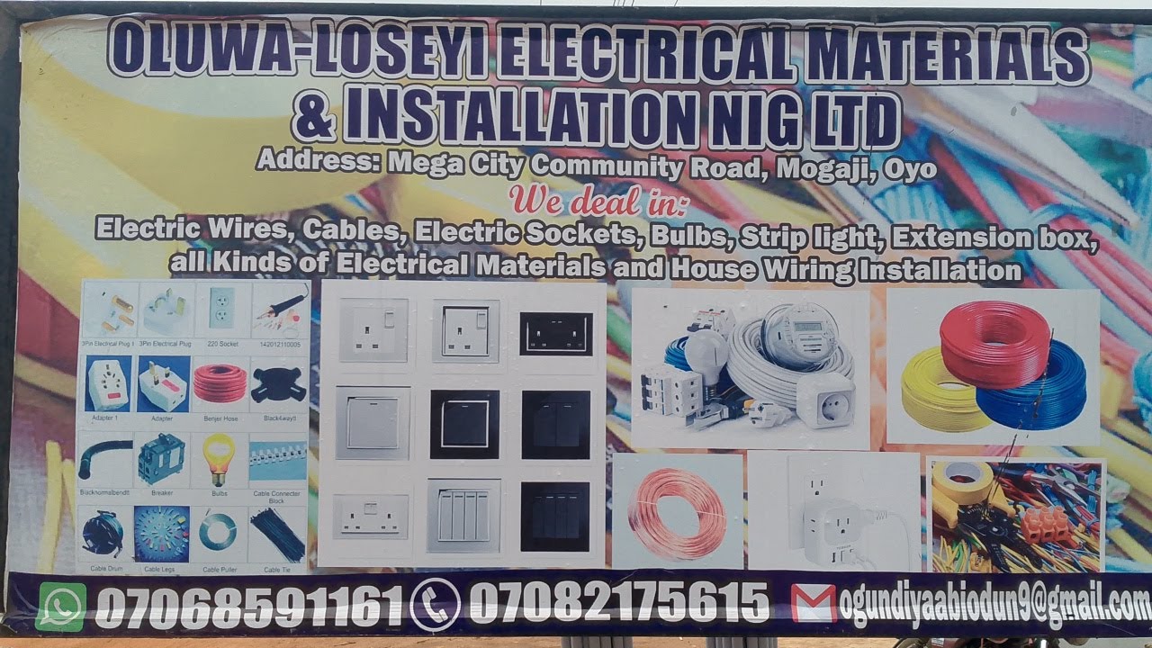 ILE ISE OLUWALOSEYI ELECTRICAL MATERIALS & INSTALLATION NIGERIA LIMITED ...