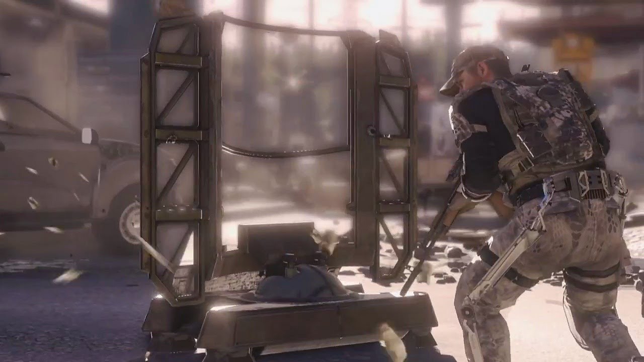 COD AW: Analisando o Mobile Barricade(Escudo móvel), Armas Laser e mais ...