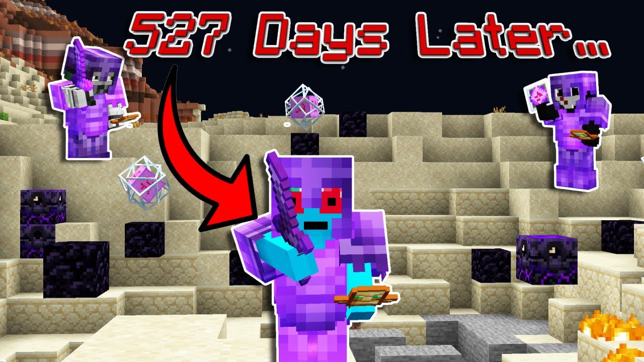 I Returned After 527 DAYS In Minecraft... (Purity Vanilla) - YouTube