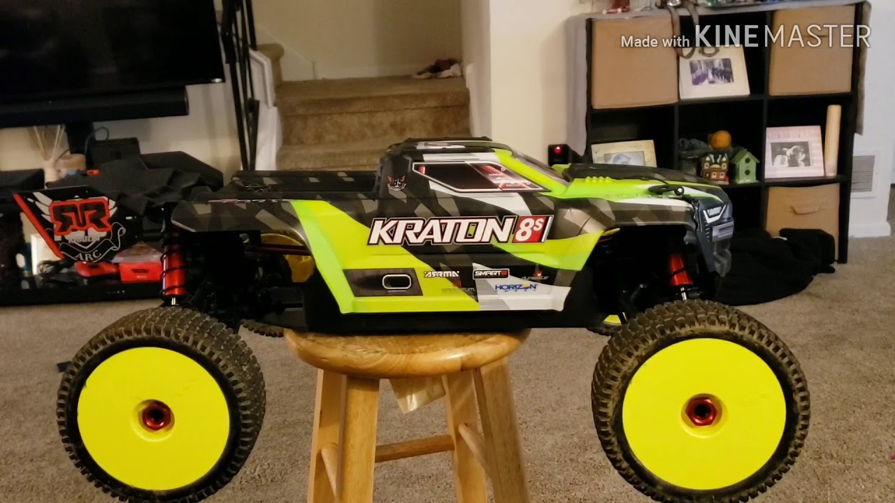Arrma Kraton 8s First run and table top overview - YouTube