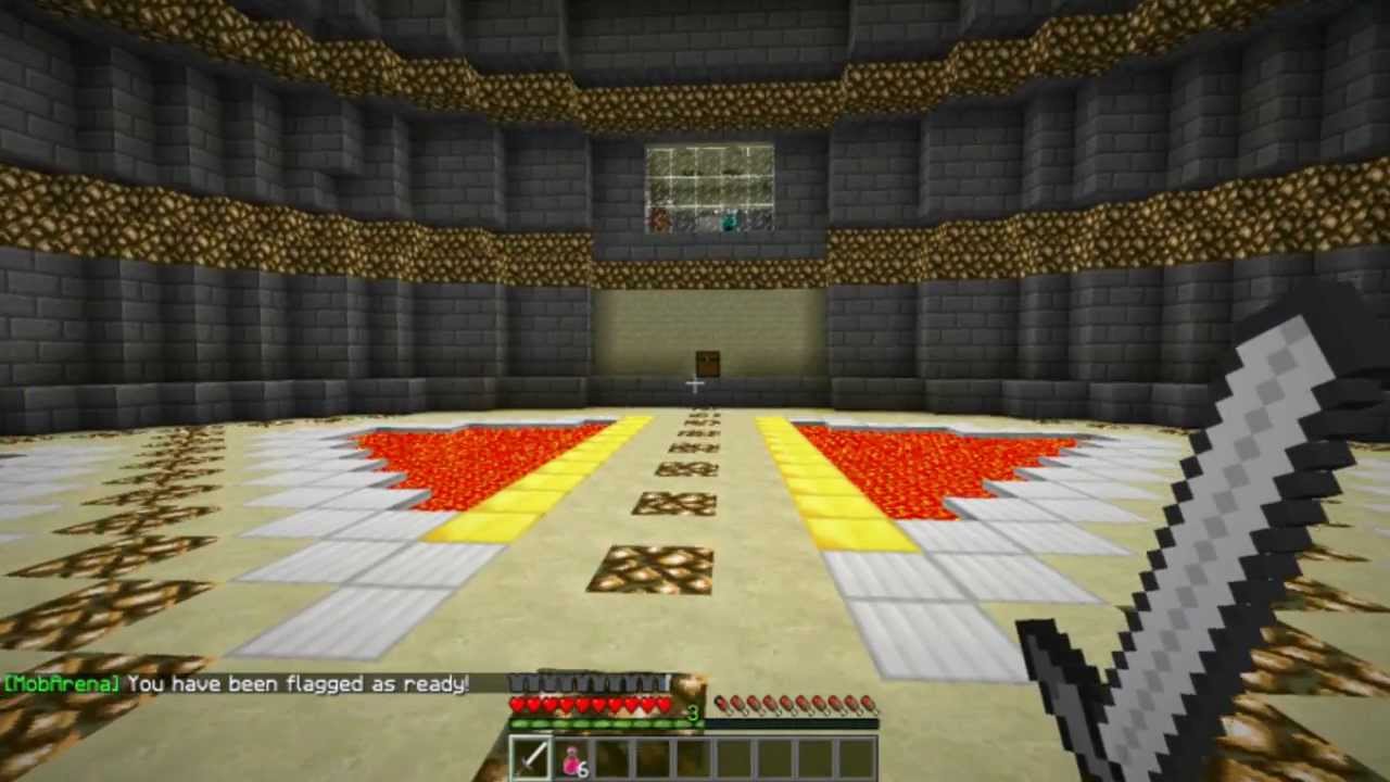 Minecraft - Mob Arena: Game 1 "Updates" (Fun Bukkit Server Mini-Game ...