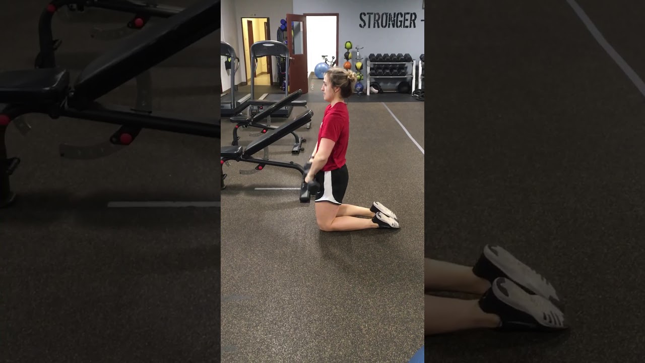 Kneeling Upright Row - YouTube