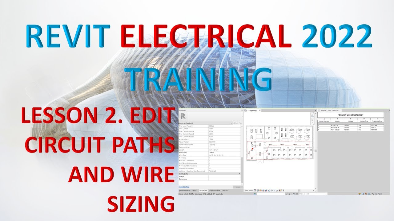 REVIT FOR ELECTRICAL DESIGN: ELECTRICAL CIRCUIT PATHS AND WIRE SIZING ...