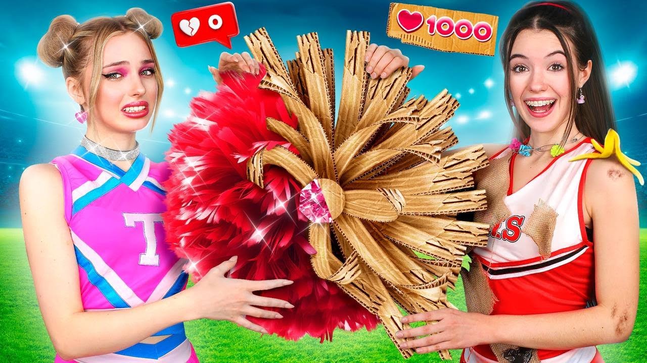 Я Стала Гига Богатой Чирлидершей Популярная Vs Непопулярная