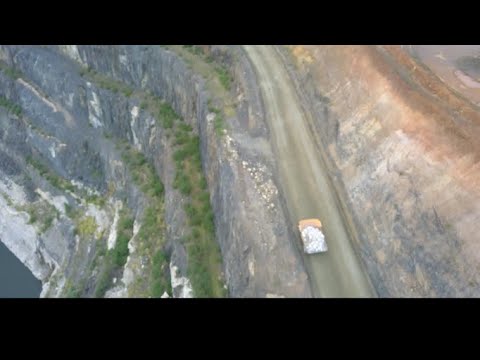 world's largest hard-rock lithium mine flyover in wa - YouTube