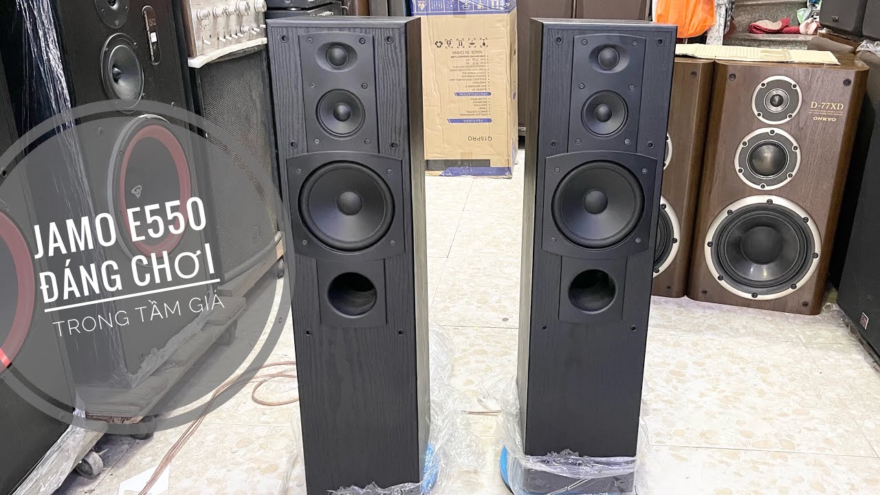 Loa Jamo E550 búc seo trong dòng loa cây,thiết kế gọn gàng,chất âm hay ...