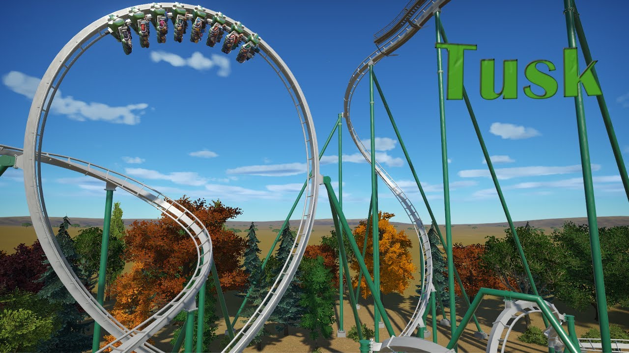 Tusk - B&M Floorless Coaster - Planet Coaster - YouTube
