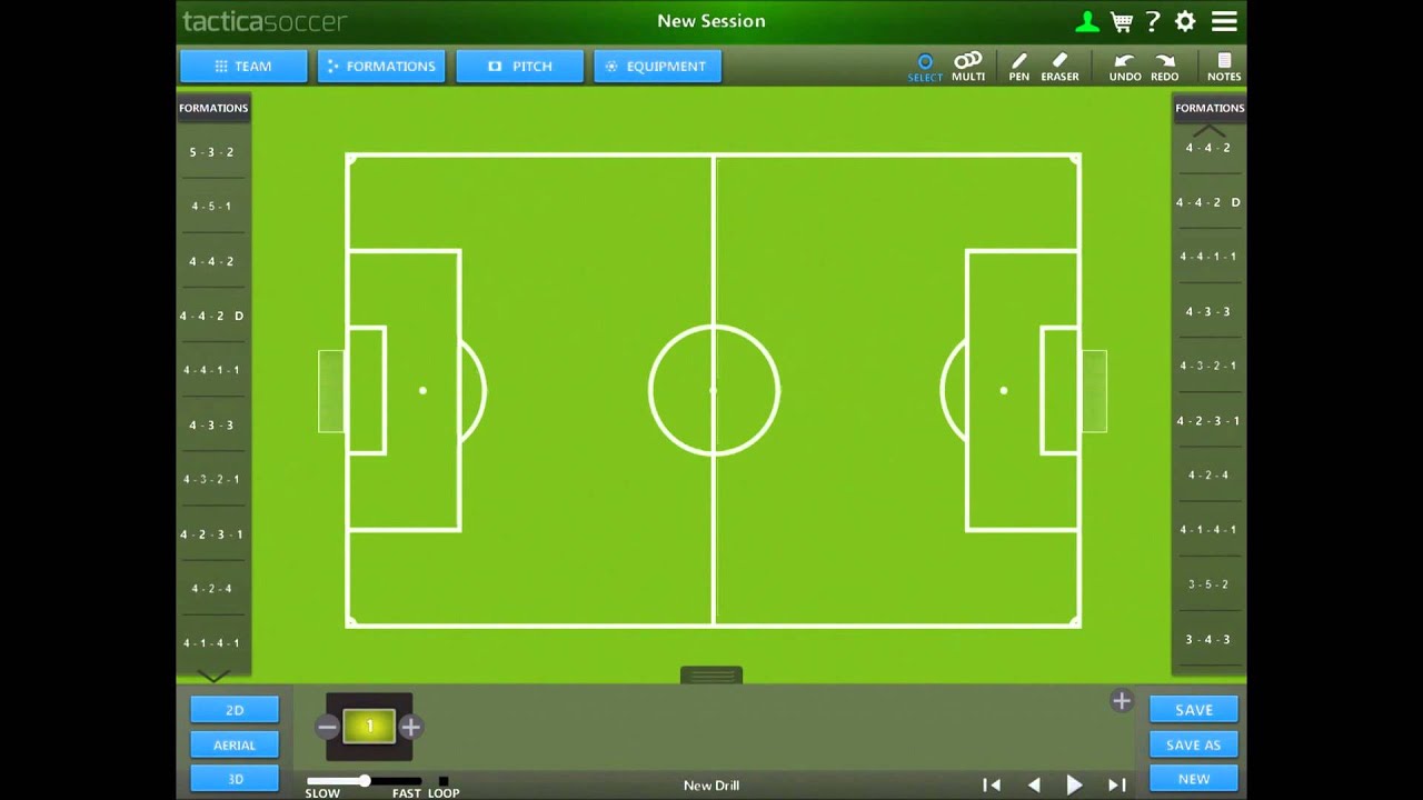 Soccer Formations - using the app TacticaSoccer - YouTube