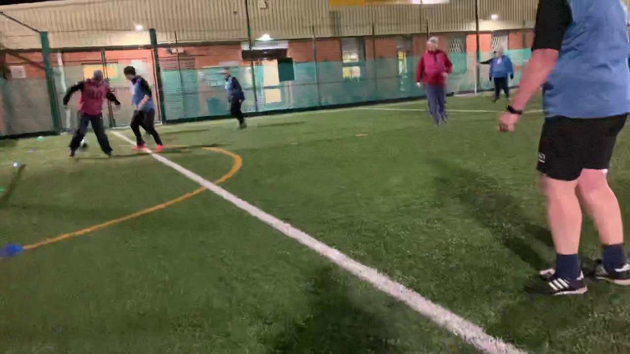 Ladies walking football session - YouTube