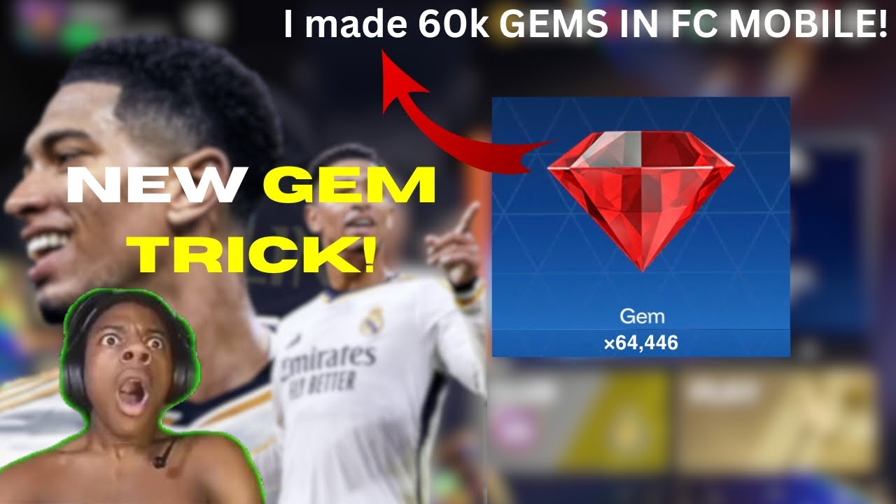 Claim 60k gems and rewards for free fc mobile | fc mobile 24 - YouTube