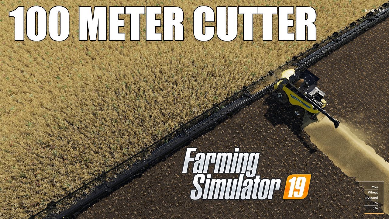 Farming Simulator 19 | +100 METER HEADER !!! & 100.000 STRAW LOADING ...