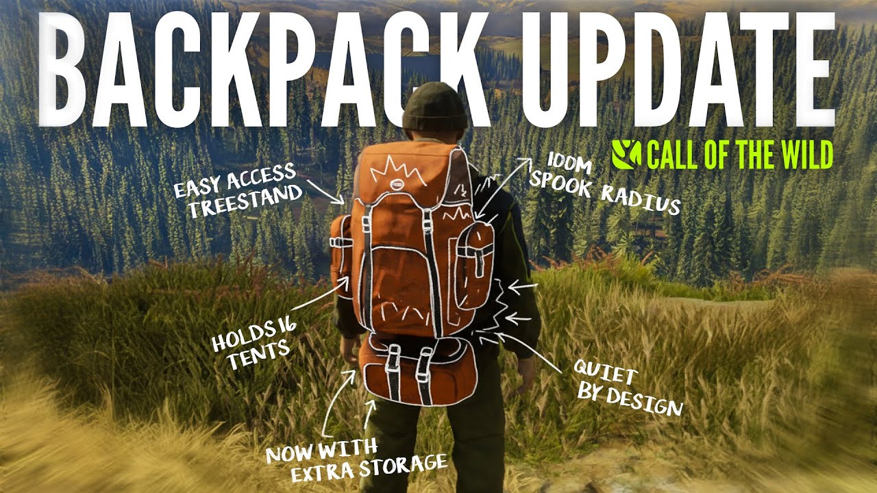 Backpacks are GOOD NOW? Lets test them! Call of the Wild - YouTube