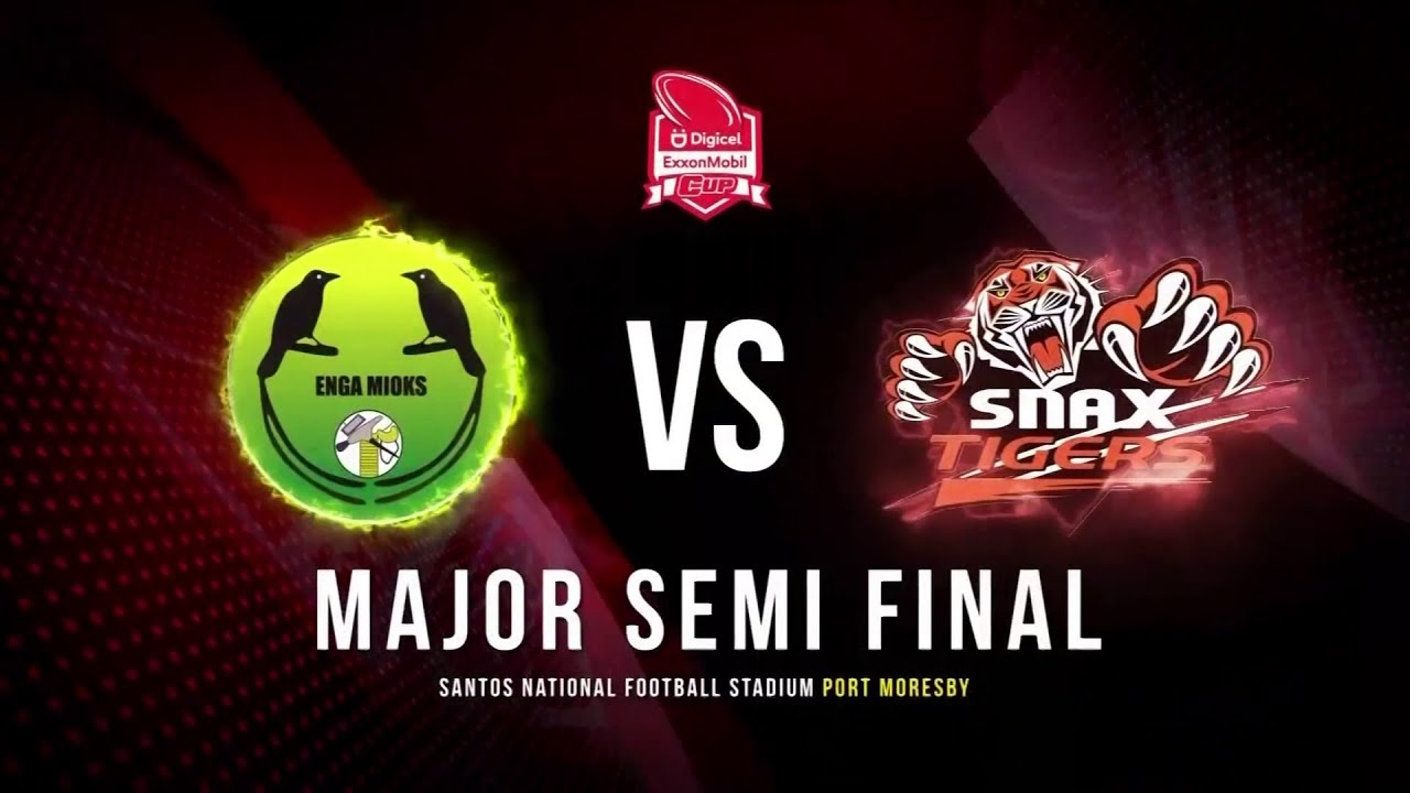 Enga Mioks v Lae Tigers | Major Semi Finals | Match Highlights ...