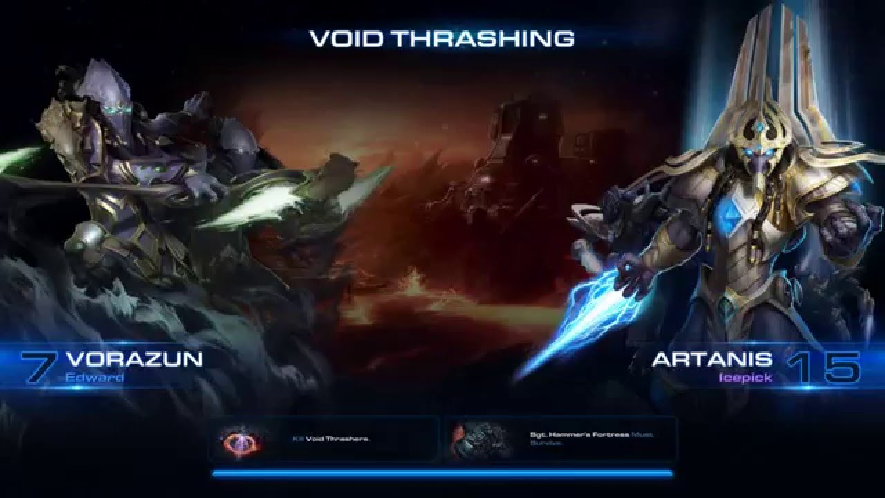 [StarCraft II: Legacy of the Void] Vorazun Void Thrasher Co-op Gameplay ...