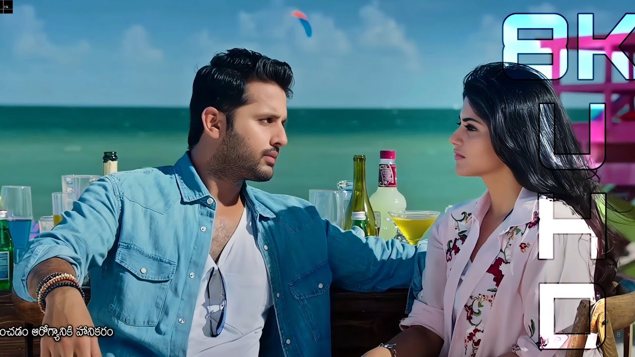 Miami 8k UHD Remastered | Nithin and Megha akash Song | Old telugu ...