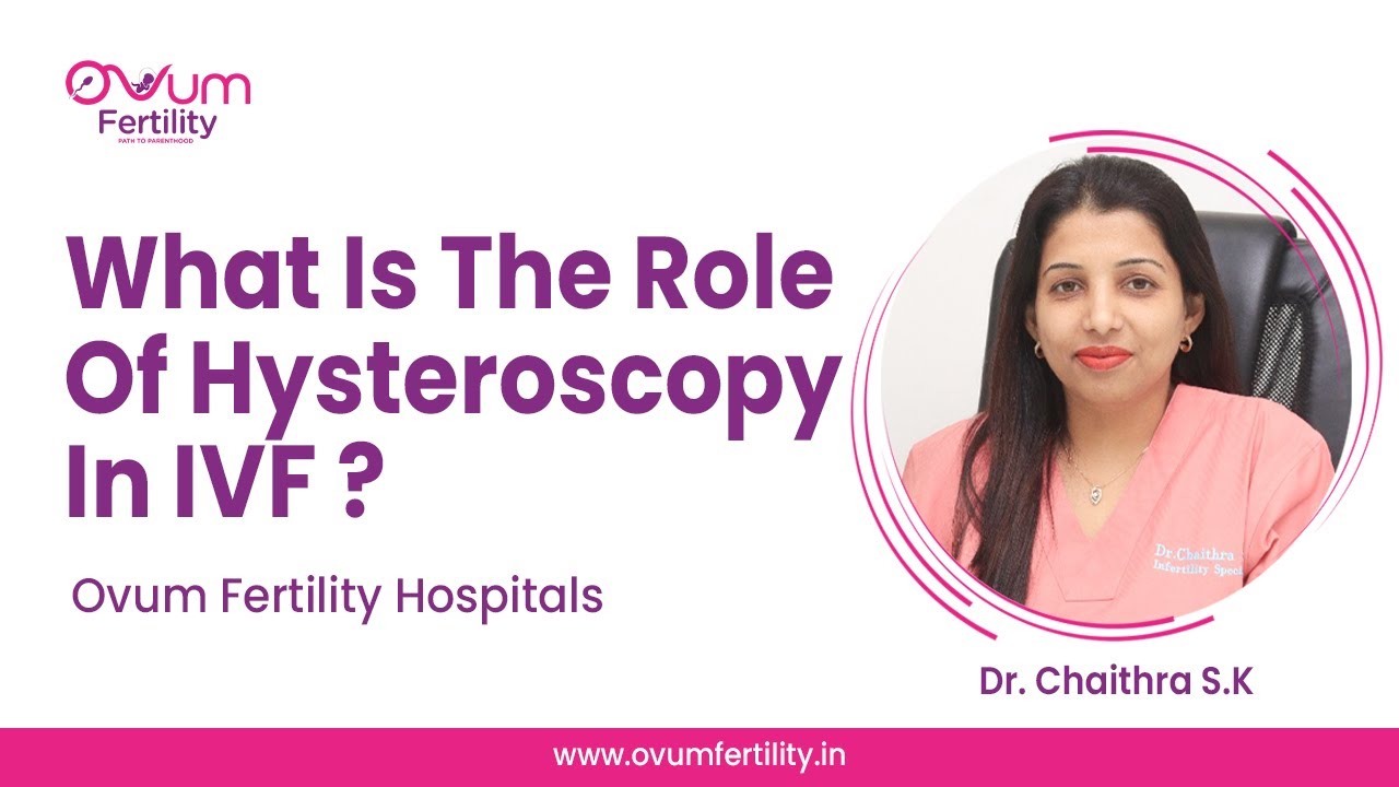 What Is The Role Of Hysteroscopy In IVF ? Ovum Fertility Hospitals | Dr ...