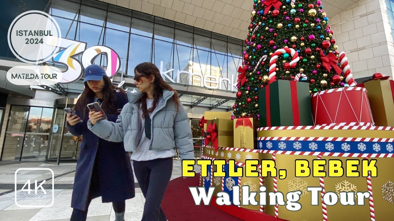 Walking Tour, ETILER to BEBEK, Luxury neighborhood⎮Istanbul, Turkey ...