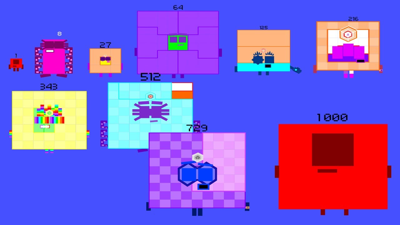 Numberblocks Band Retro Cubes - YouTube