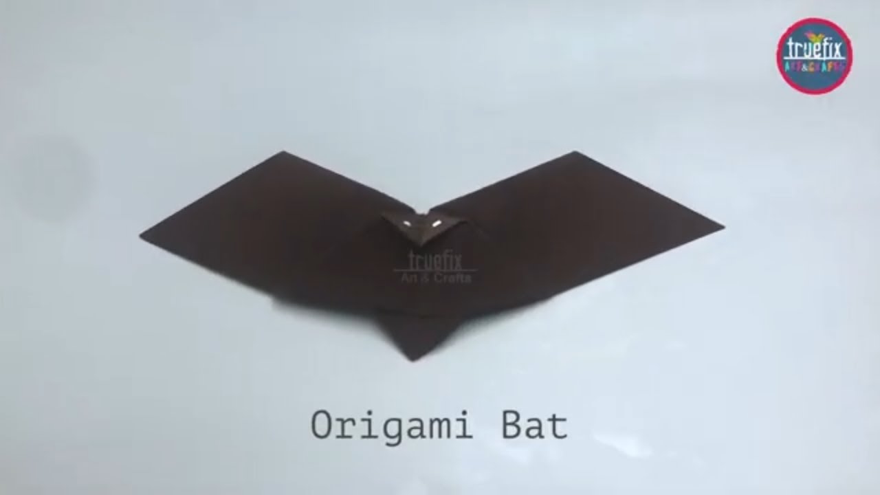 How To Make Easy Origami Paper Flying Bat Step by Step DIY Tutorial ...