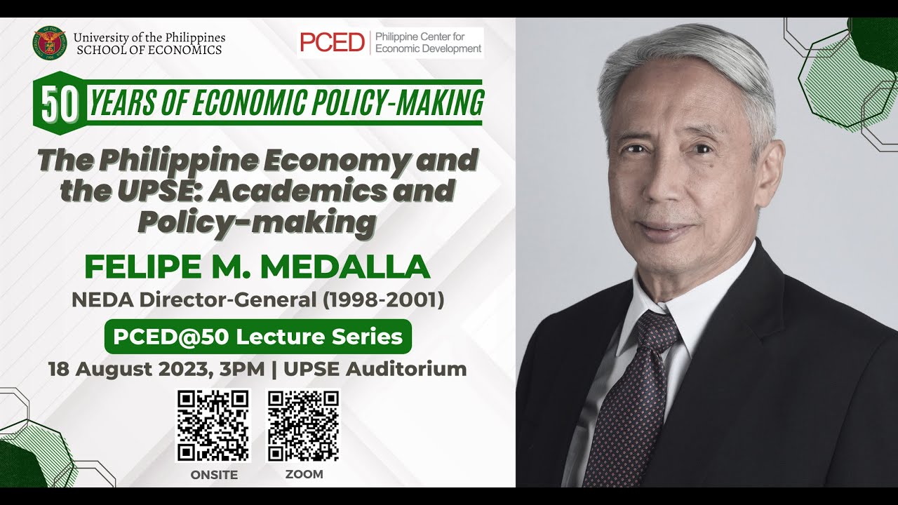 PCED@50 Lecture Series (Dr. Felipe M. Medalla) - YouTube