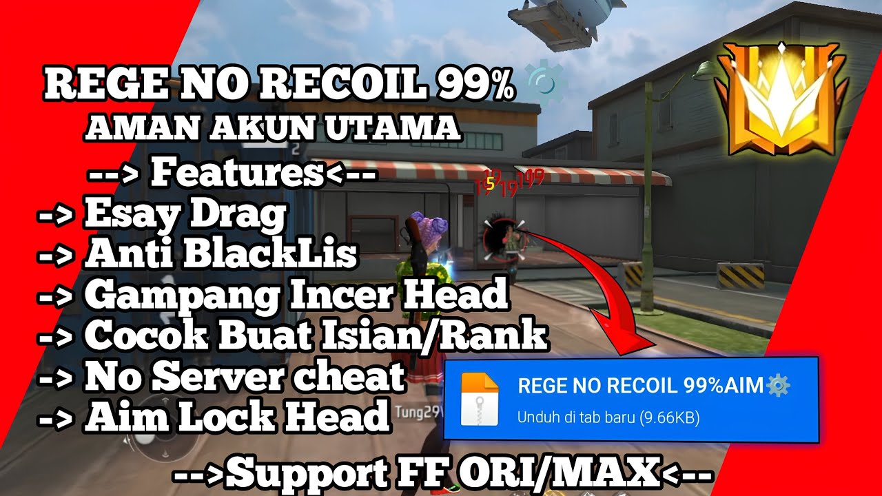 UPDATE REGE 99%AIM⚙️ FREE FIRE| ESAY DRAG | AIM LOCK | AIM TRICK | ANTI ...