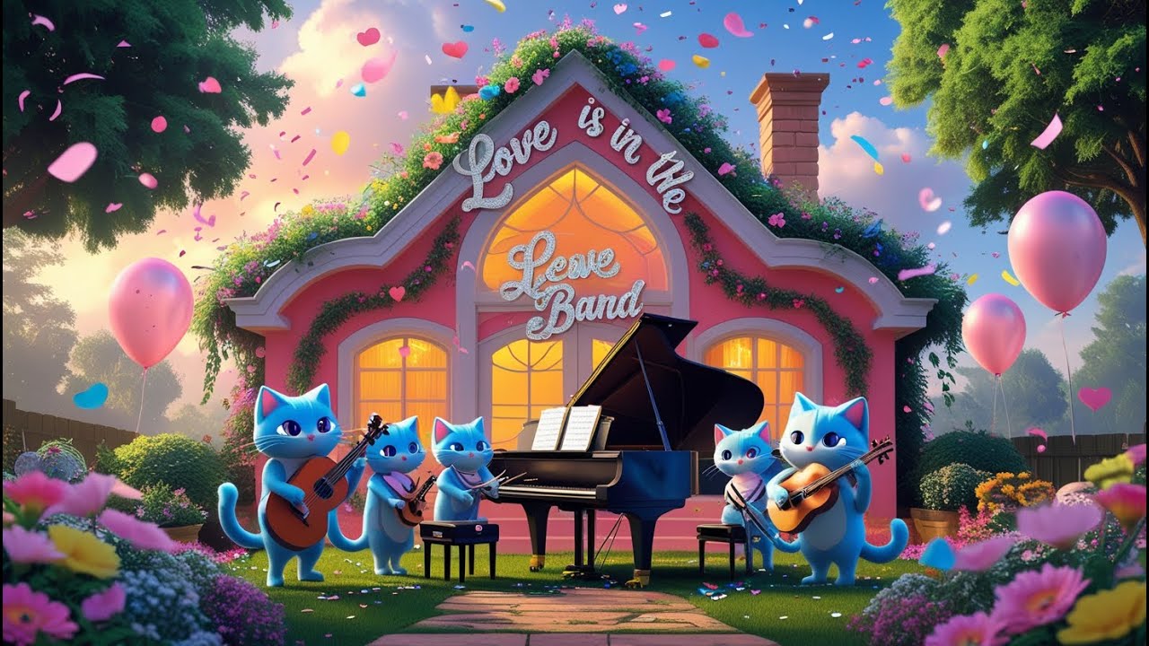 Meow Meow Band | Funny Cat Music Band for Kids | Hindi Animal Rhymes ...