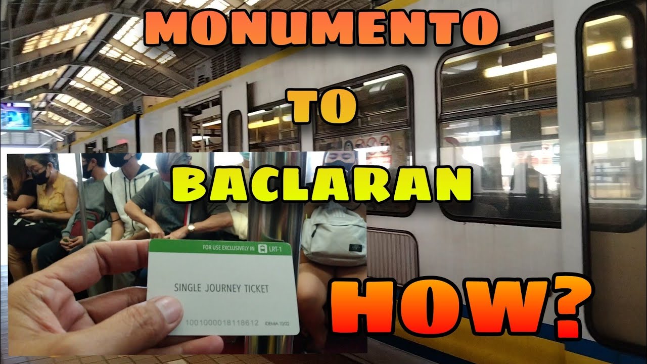 PART 1 HOW TO COMMUTE LRT? MONUMENTO TO BACLARAN - YouTube