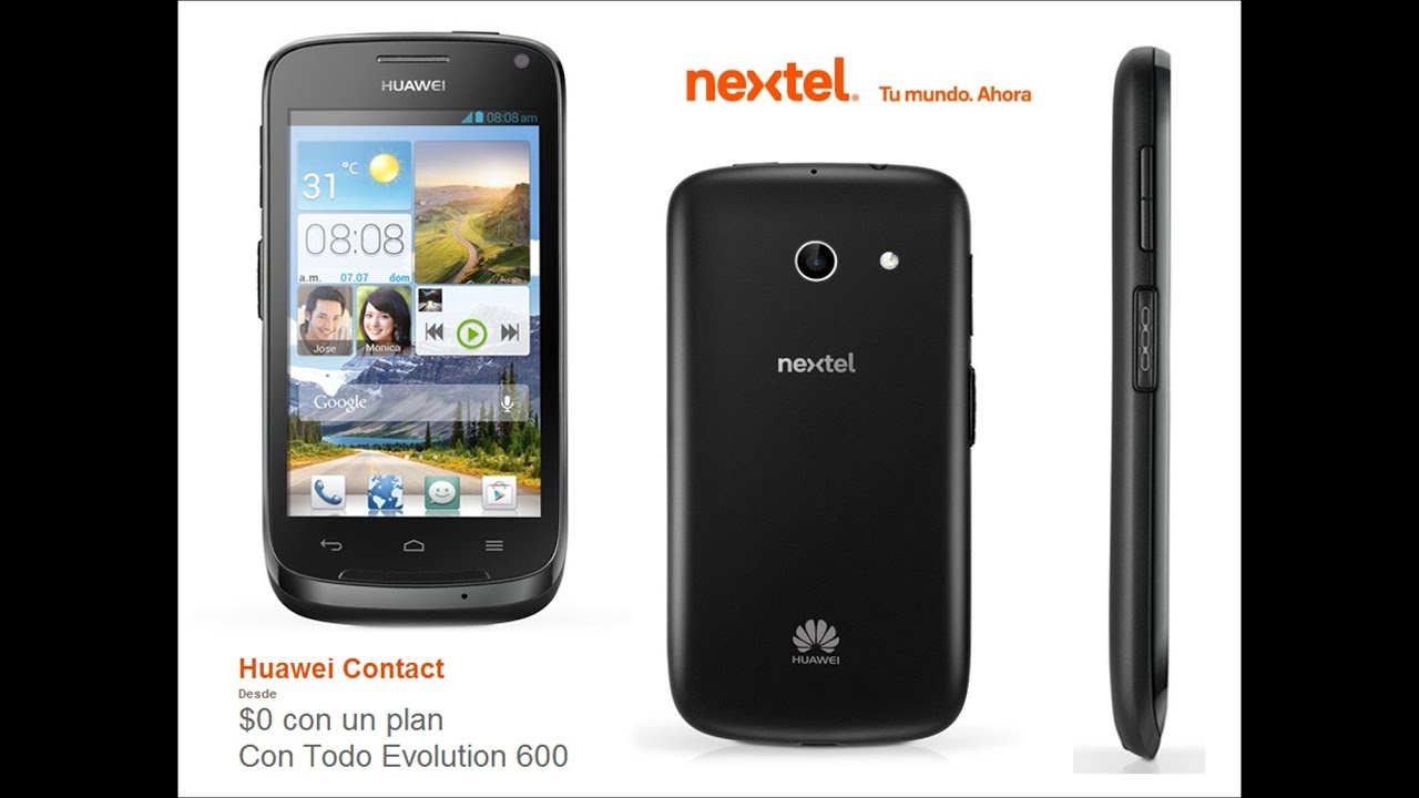 Nuevo Huawei Ascend Contact de Nextel - YouTube