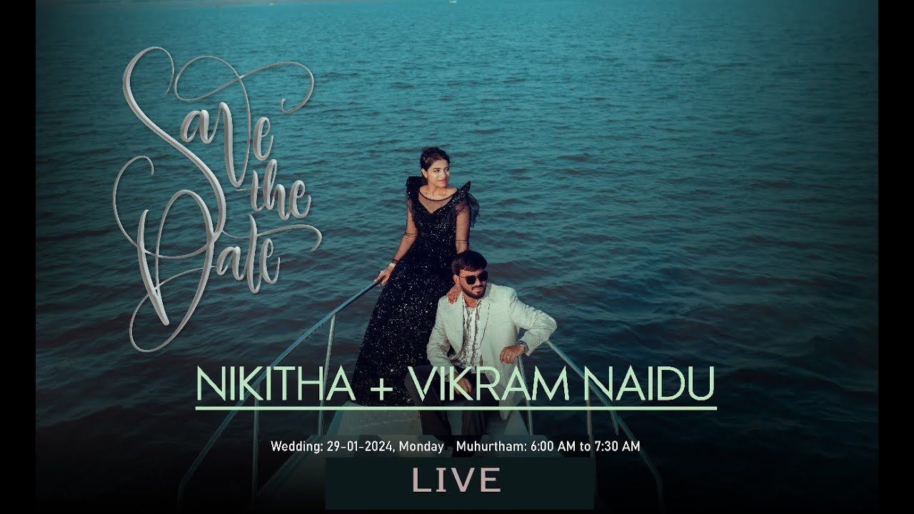 Nikitha & Vikram Naidu | Wedding | LIVE - YouTube