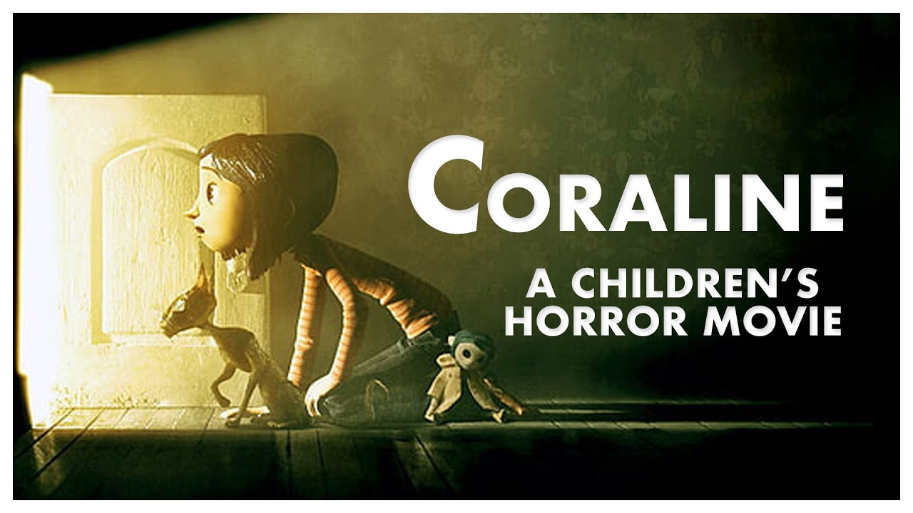 coraline: a children's horror movie (movie review) - YouTube