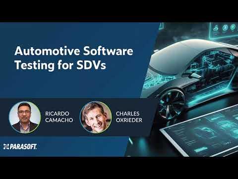 Automotive Software Testing for SDVs - YouTube