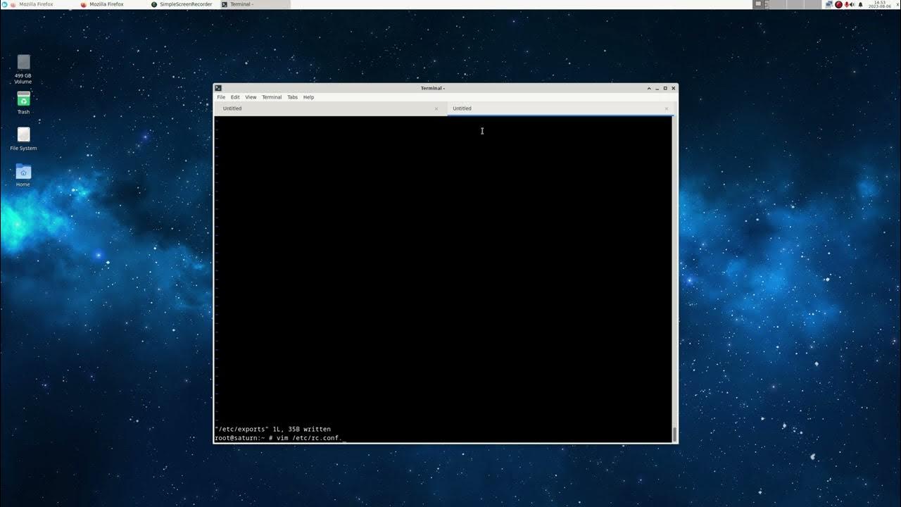 Setting up a NFS share on FreeBSD - YouTube