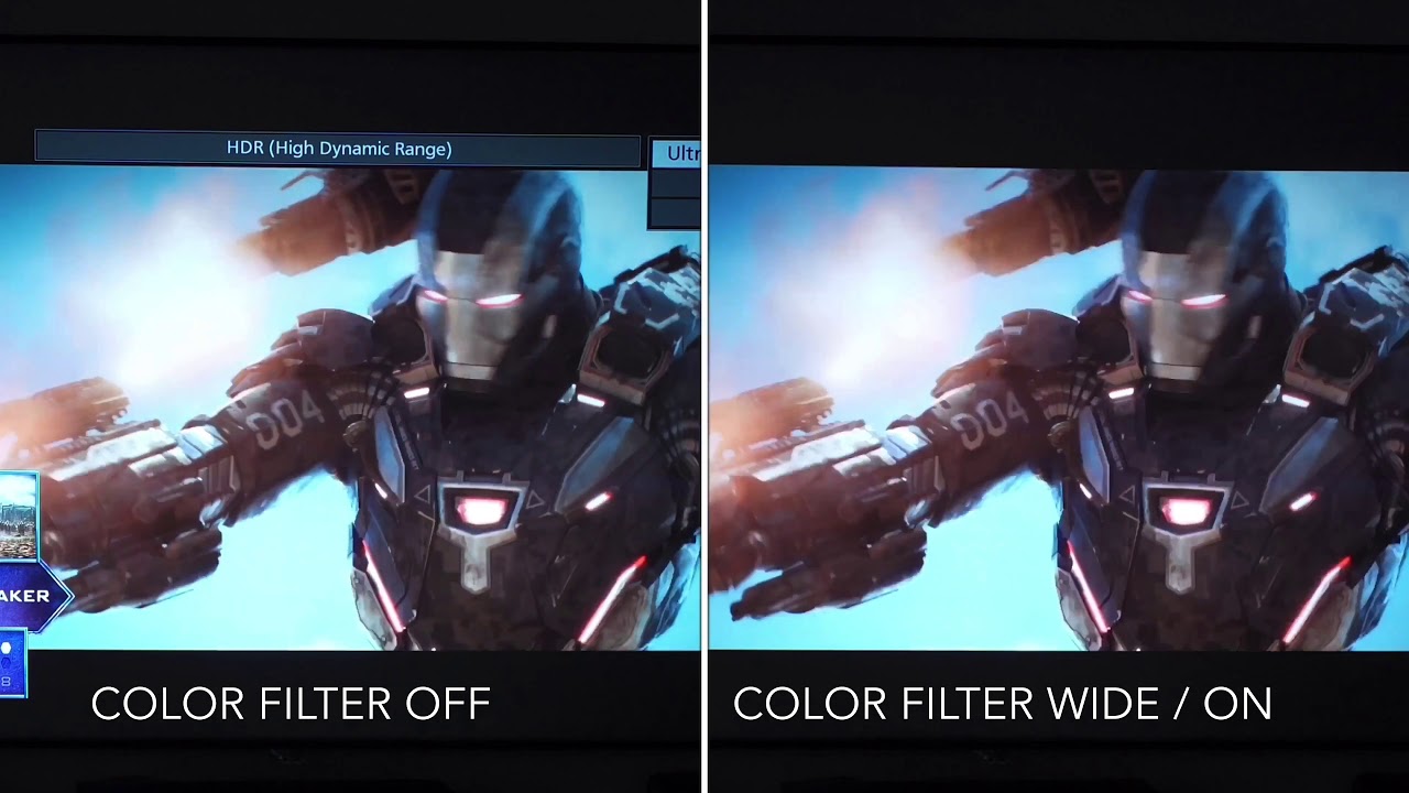 JVC rs2000/NX7 HDR Color Filter BEFORE/ AFTER - YouTube