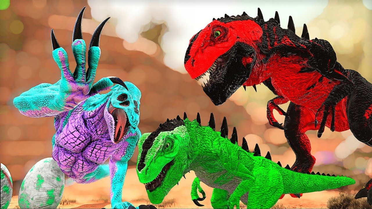 Salvei Um Baby Toxic Godzilla! Os Crawlers Querem Come-lo! Ark Survival ...