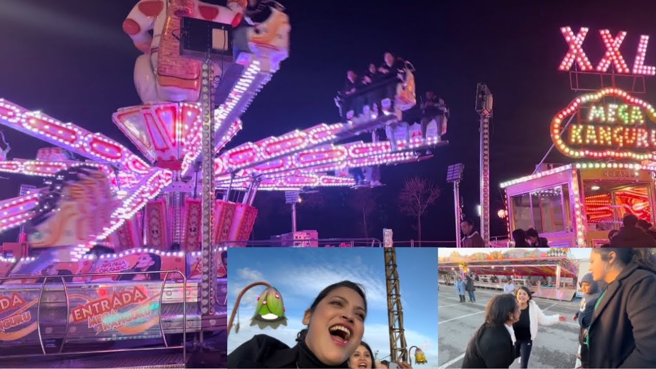 How FUNFAIR looks in Portugal ? I A Carnival Rides Vlog, fastest ...