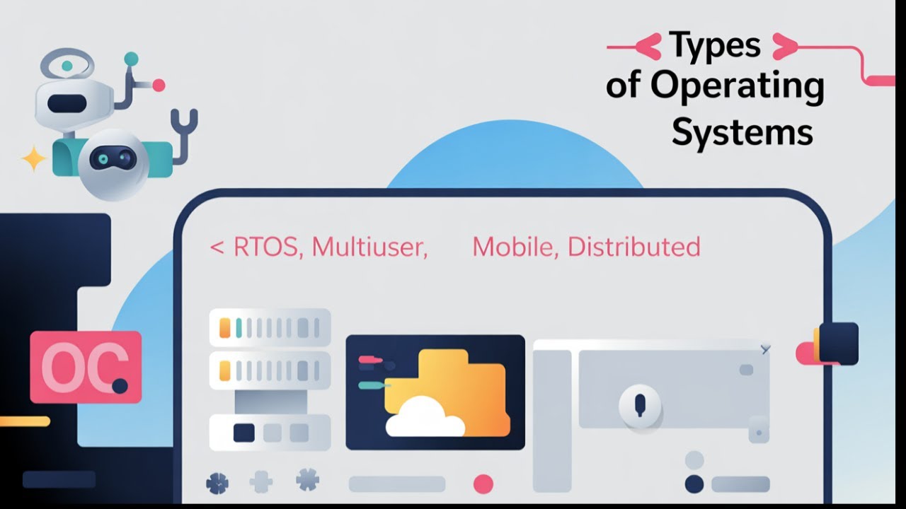 "Types of Operating Systems & Their Applications | Explained in English ...