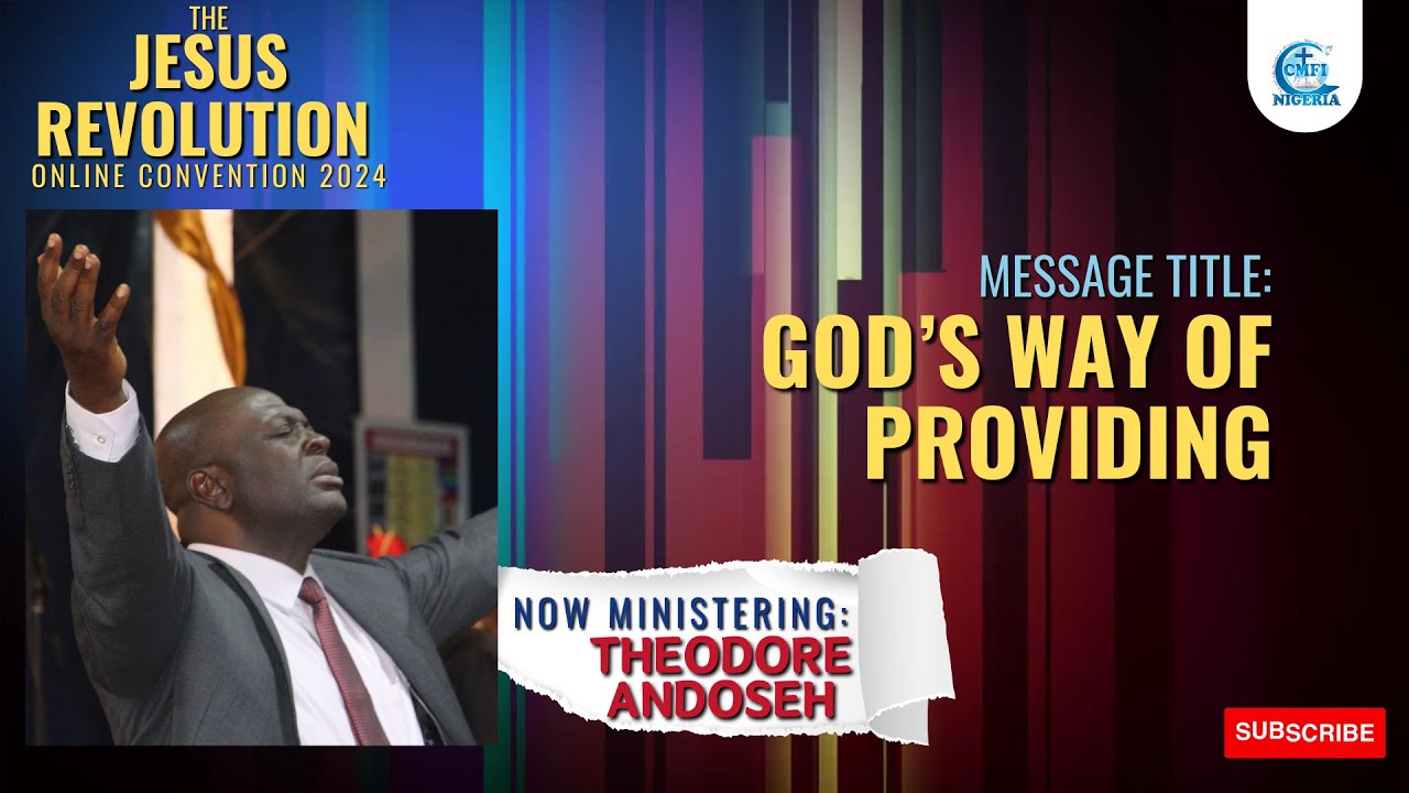 GOD'S WAY OF PROVIDING // JESUS REVOLUTION ONLINE CONVENTION - PRE ...
